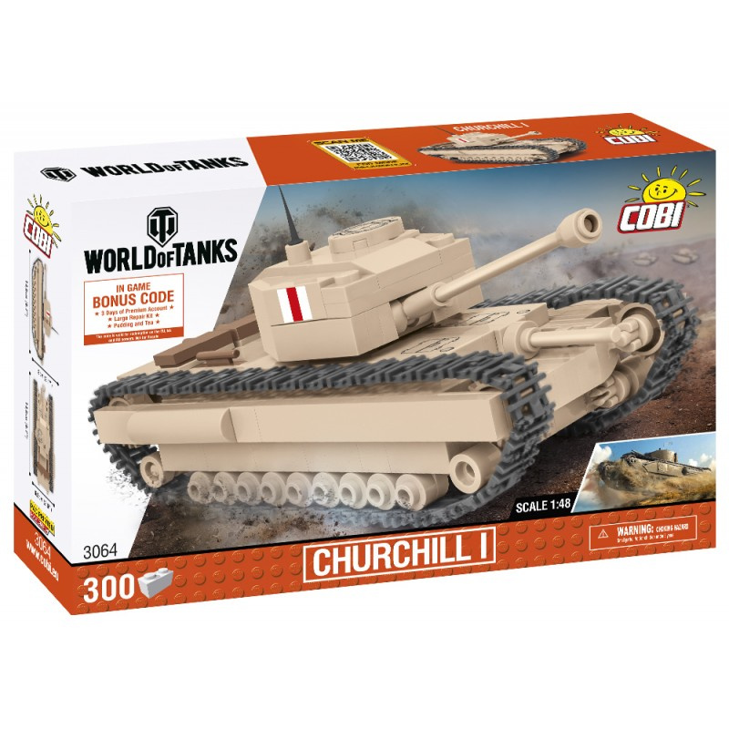 Cobi 3064 Britský tank Churchill I - Pygmalino